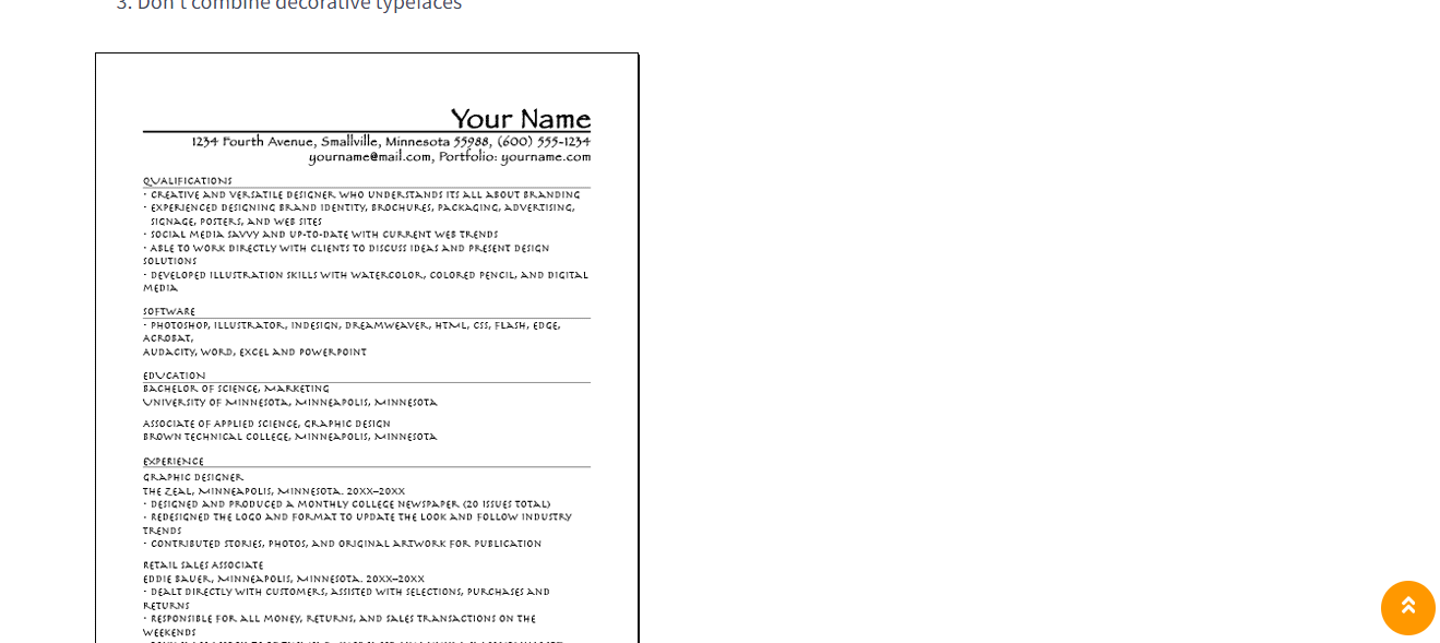 10 Bad Resume Examples & Mistakes To Avoid 10 Bad Resume Examples & Mistakes To Avoid