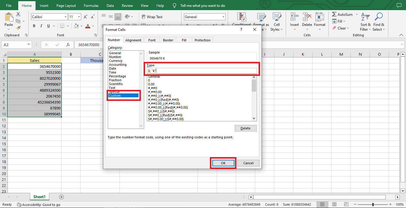 Learn How To Excel Format Millions Thousands And Billions