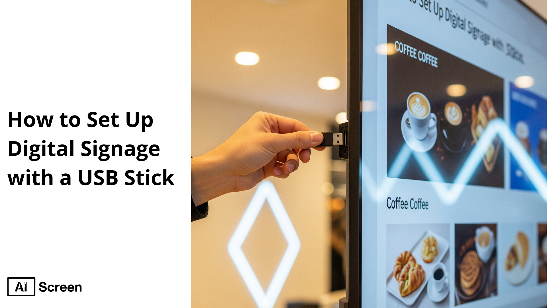 How to Set Up Digital Signage with a USB Stick