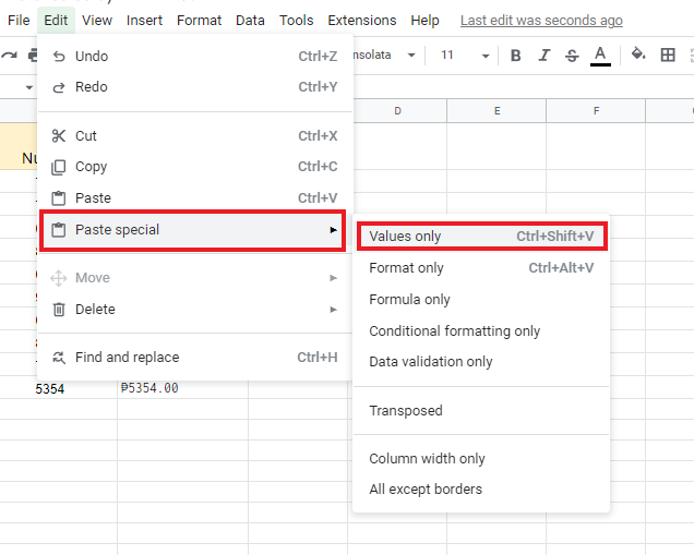 How To Remove Formula And Keep Value In Google Sheets