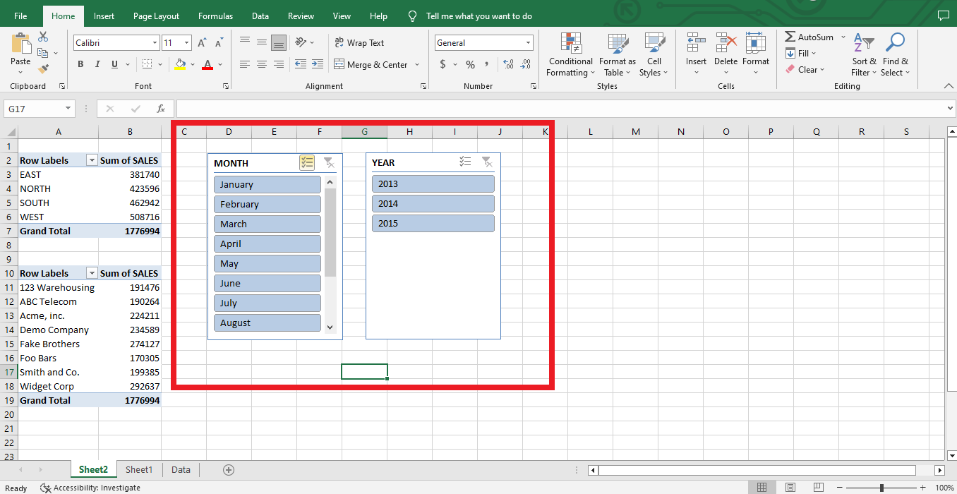 The Easiest Way To Connect A Slicer To Multiple Pivot Tables In Excel