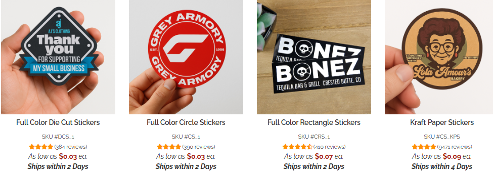 How to Choose the Right Custom Stickers Type - Imprint.Com Blog