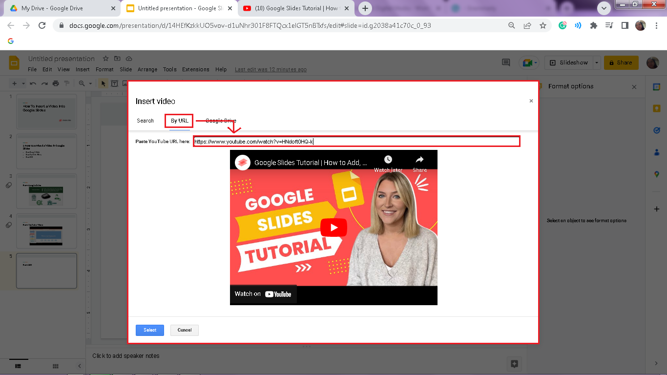 Learn How To Insert A Video Into Google Slides