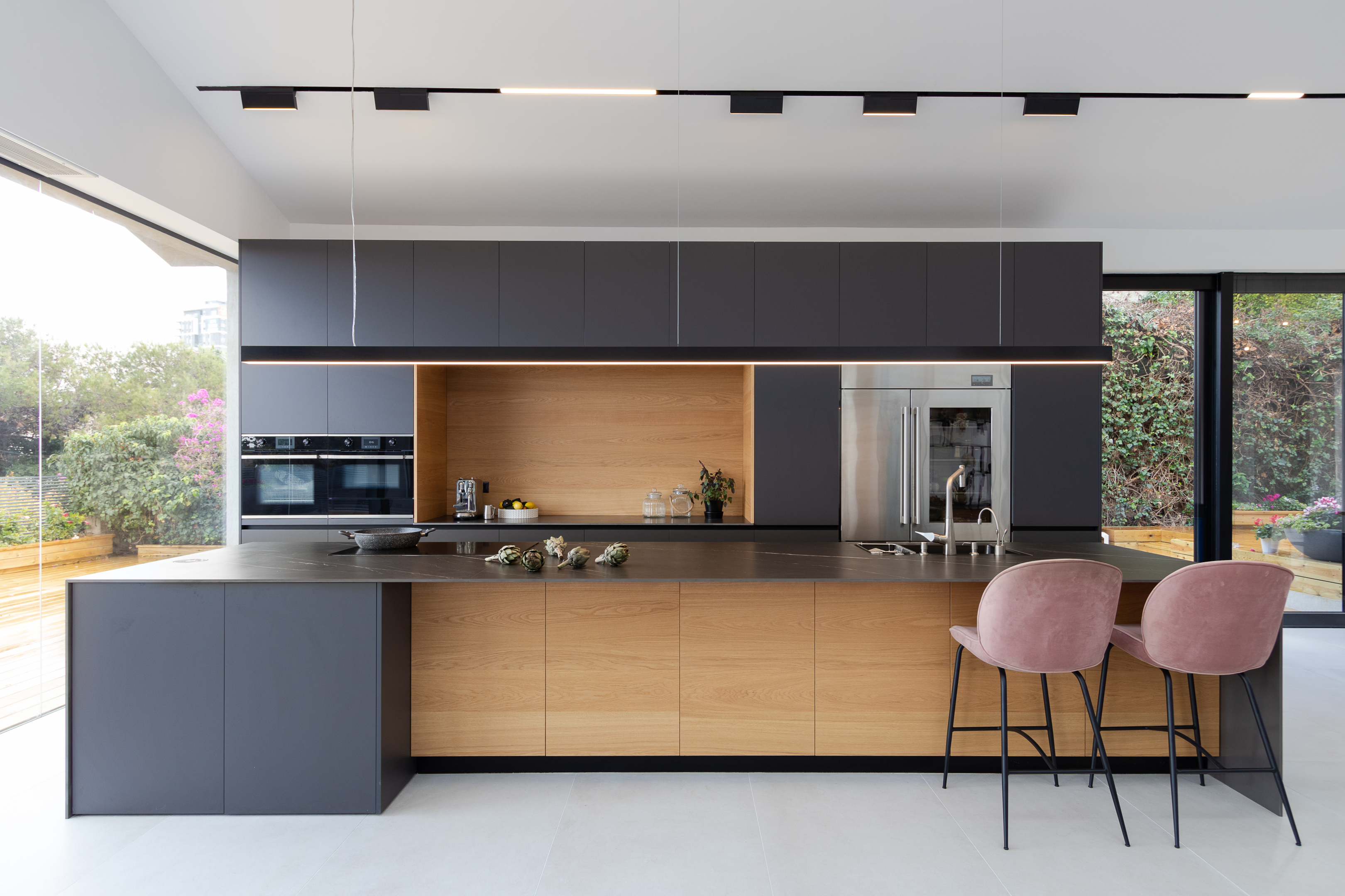 What colours go with grey in the kitchen Kitchen Warehouse