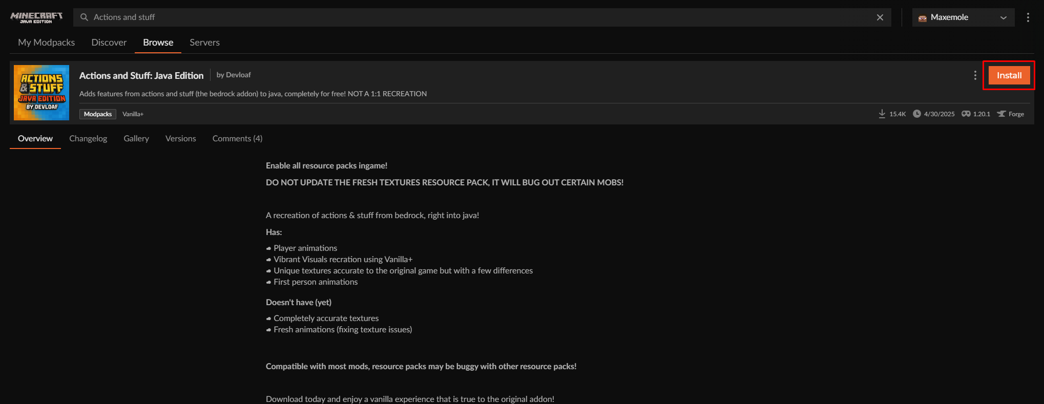 Minecraft Actions And Stuff Resource Pack: Ultimate Guide