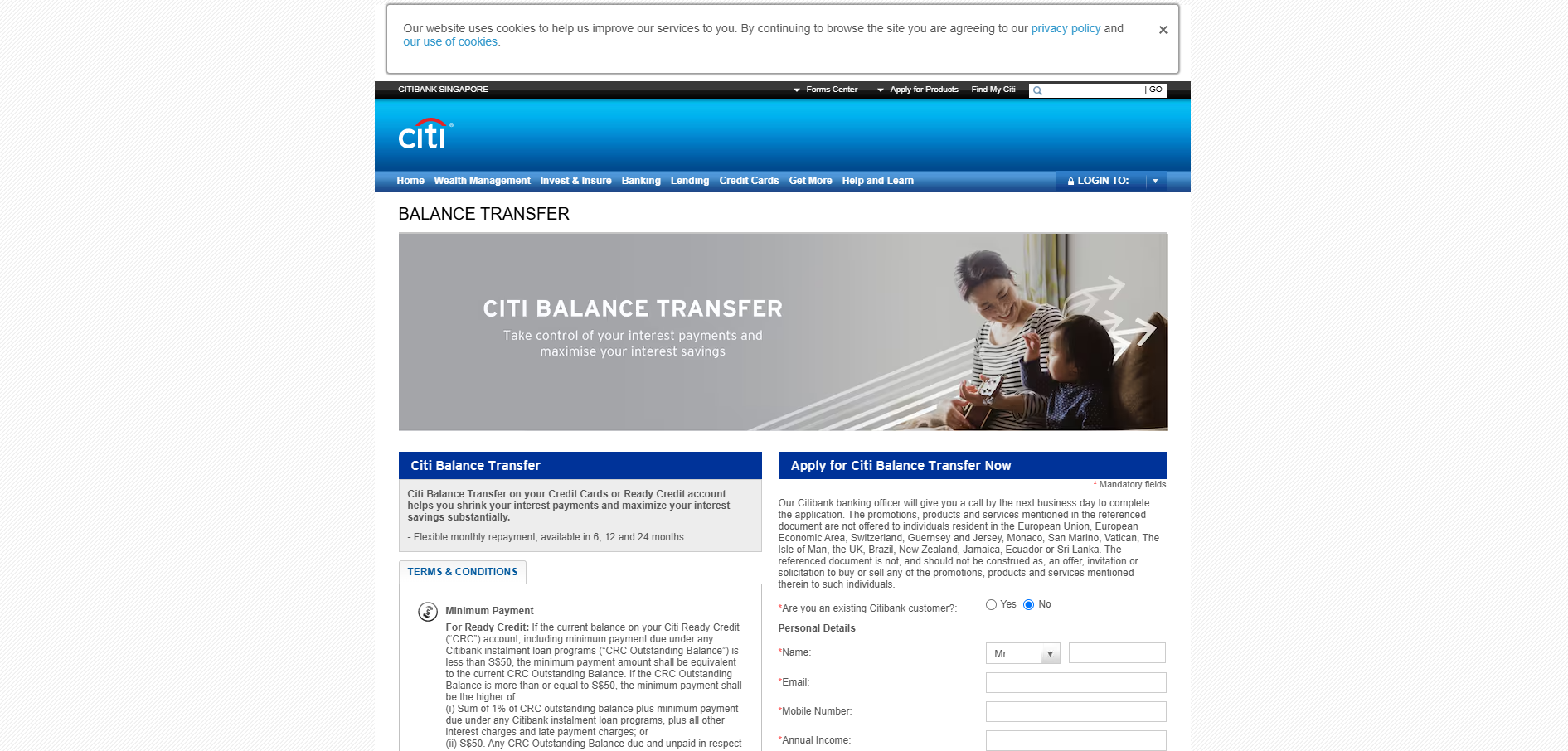 Best Balance Transfer Loans In Singapore