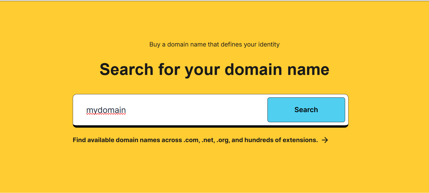 Buy a Domain Name for Your Small Business