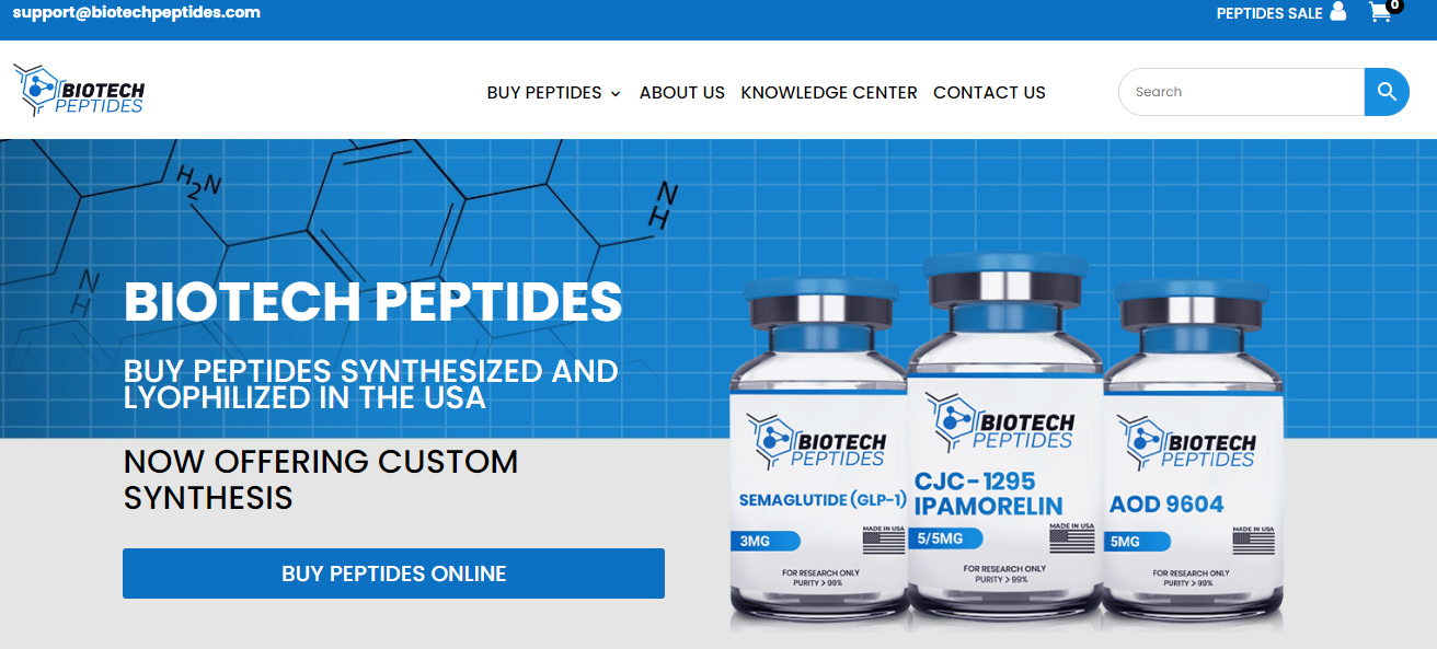 Biotech Peptides Review + Alternative (Best Place To Buy Peptides?)