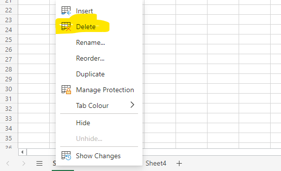 How To Delete Sheets In Excel Deleting Multiple Sheets At Once