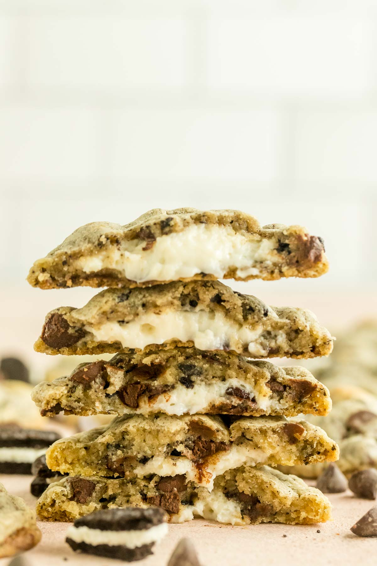 Oreo Cheesecake Cookies Recipe - Boston Girl Bakes