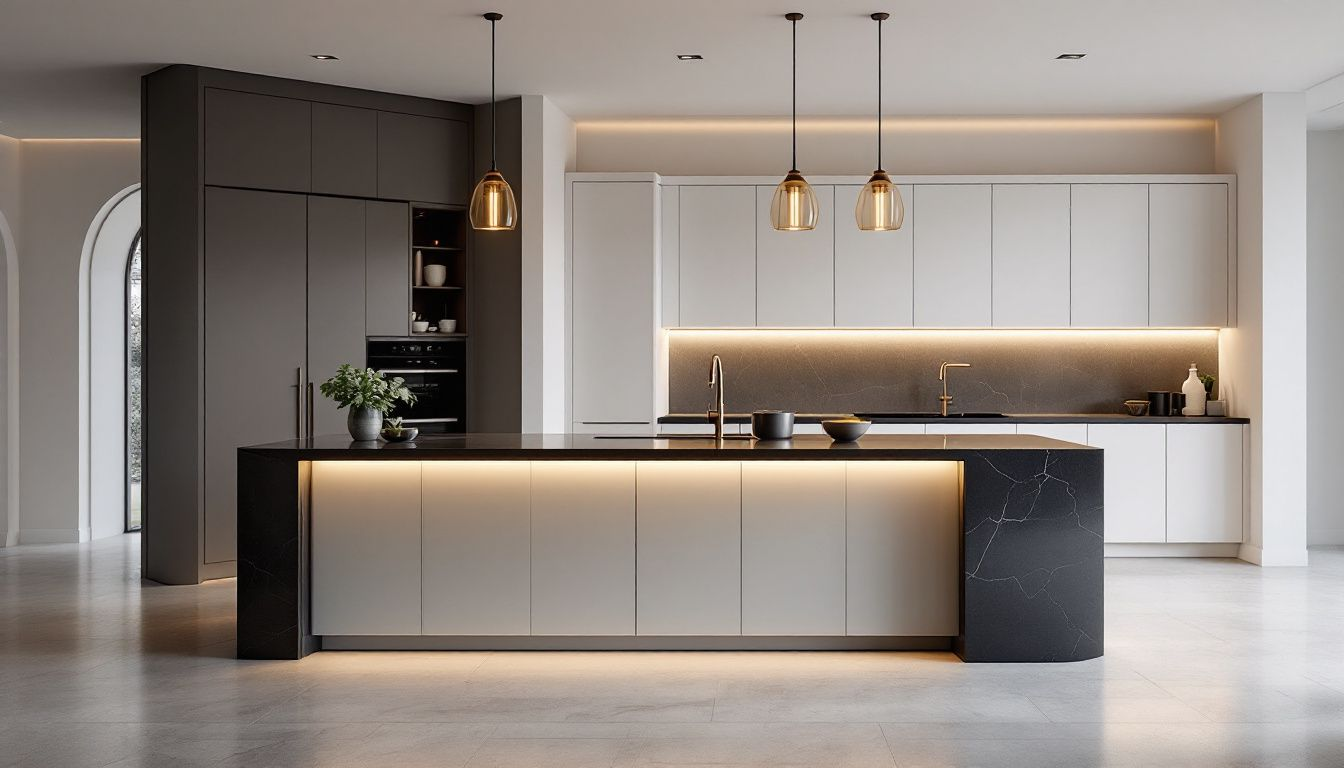 Top 15 Open Concept L Shaped Kitchen Island Designs for a Spacious Home ...