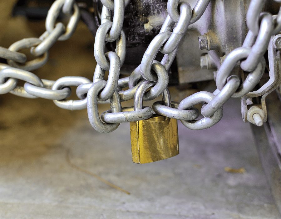 What is the Safest Way to Lock a Motorcycle?