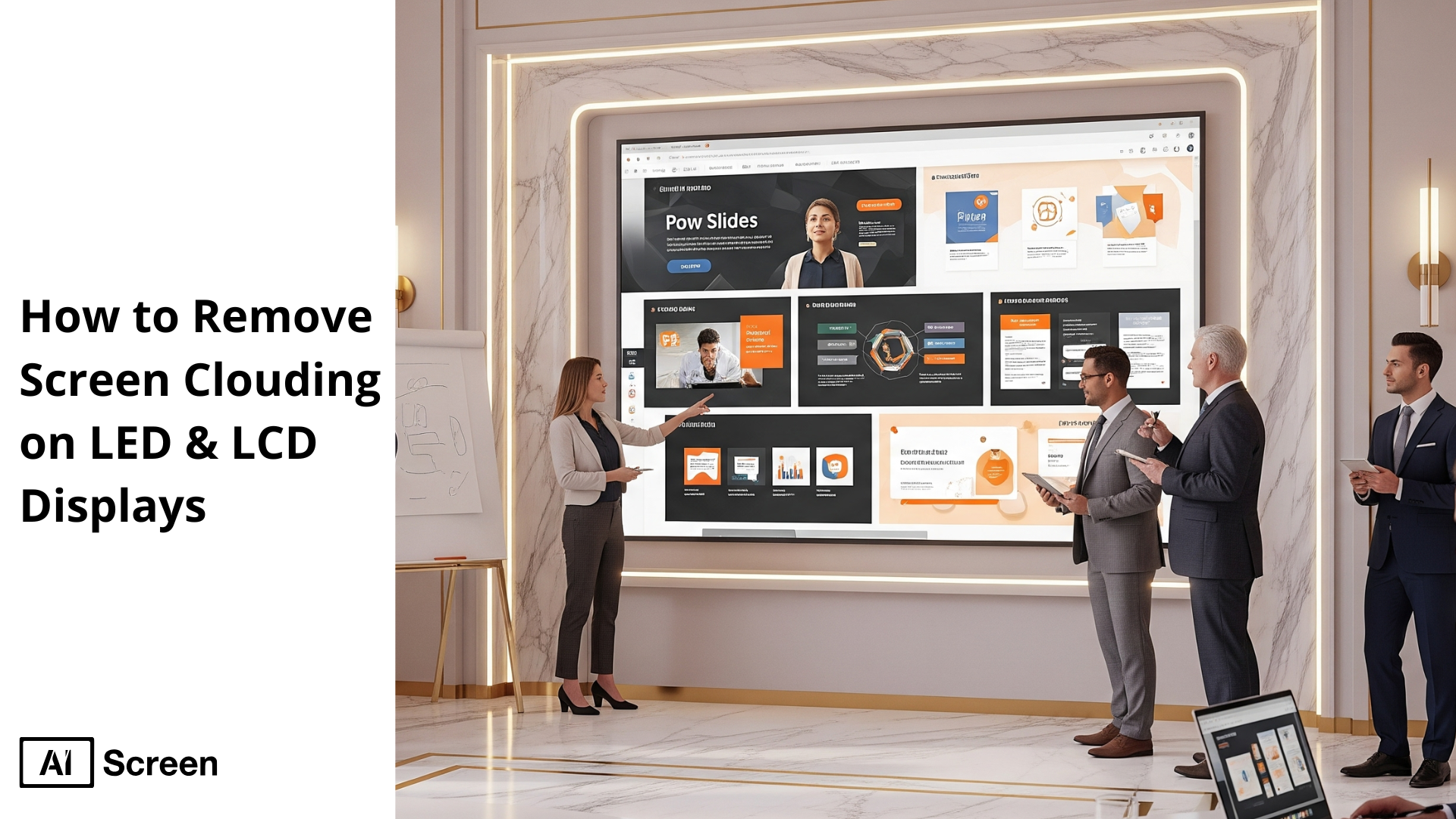 How to Remove Screen Clouding on LED & LCD Displays