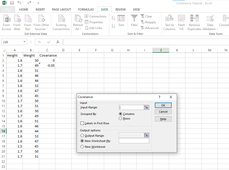 How to Calculate Covariance in Excel – Wisesheets Blog